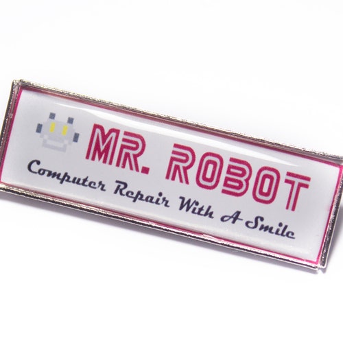 Mr Robot ID Style Badge | Etsy