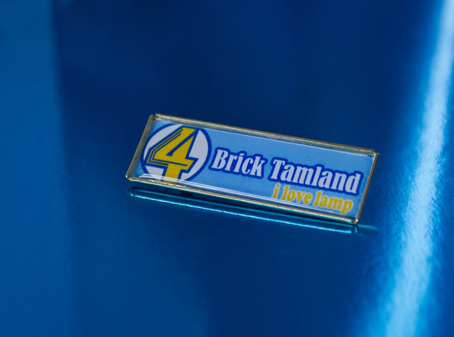 Anchorman News Team ID Badge Choose From Ron Brick Champ | Etsy