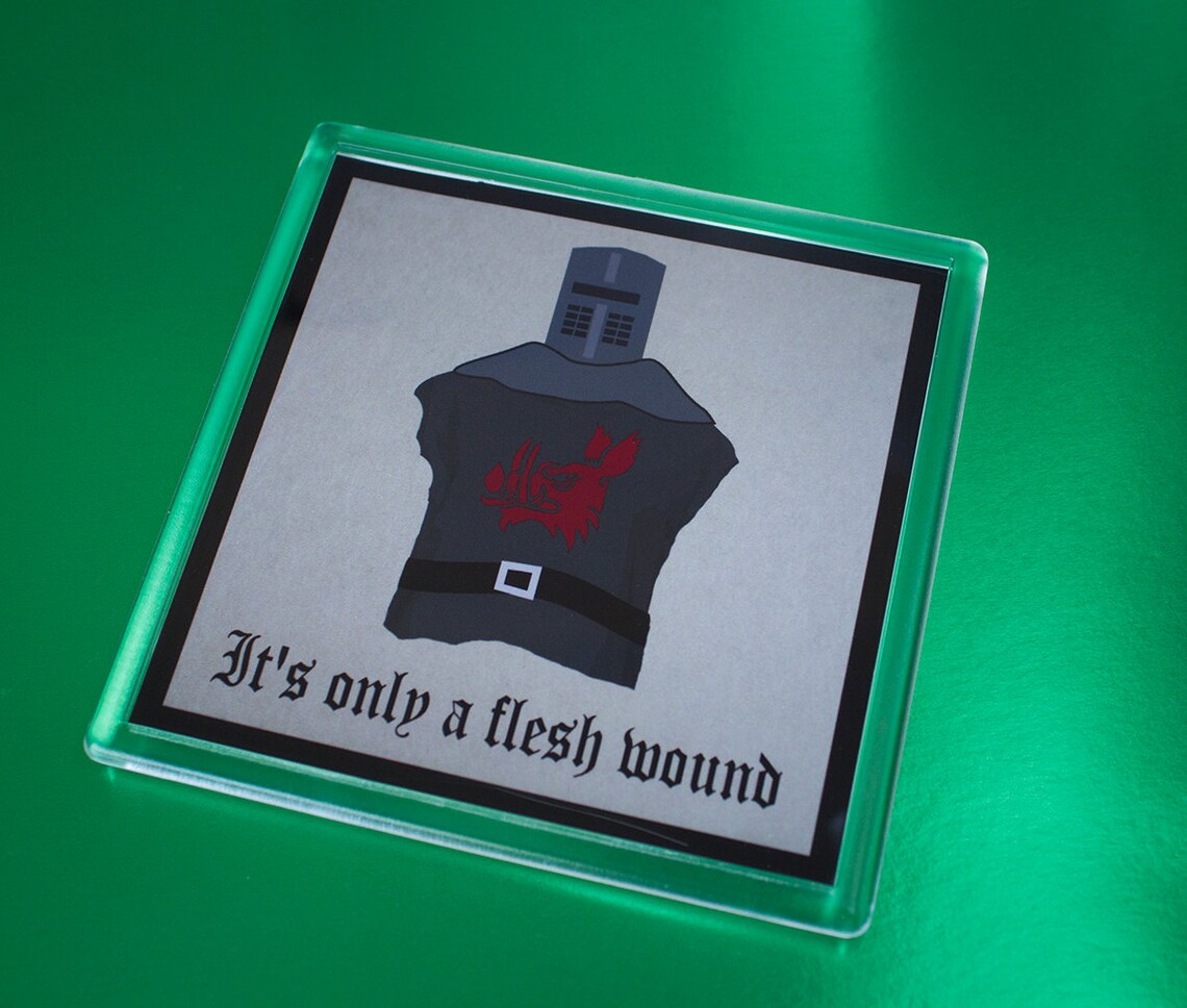 Set of 4 Monty Python and the Holy Grail Inspired Coasters - Etsy UK