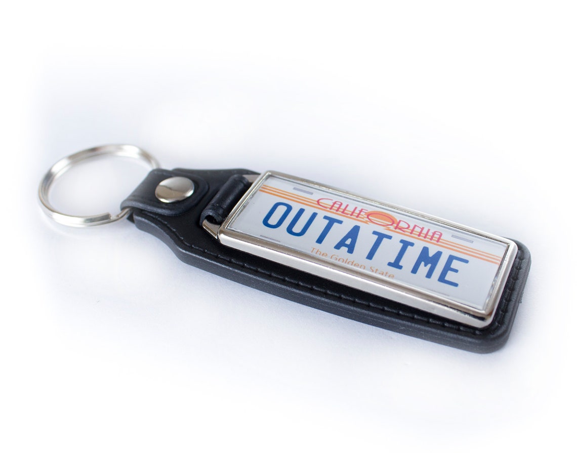 Back to the Future OUTATIME Medallion Keyring - Etsy