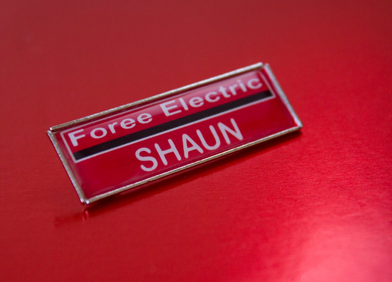 Shaun Of The Dead Name Tag