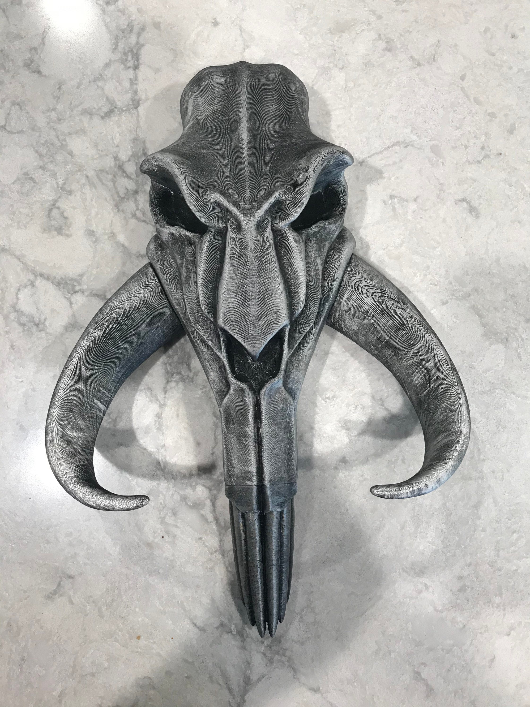 Mandalorian Mythosaur Skull Inspired Wall Mountable Decor. Great Gift ...