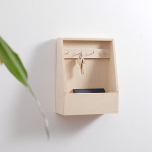 Key Cabinet, Key Box, Natural, Wooden, Easy, Open - Etsy