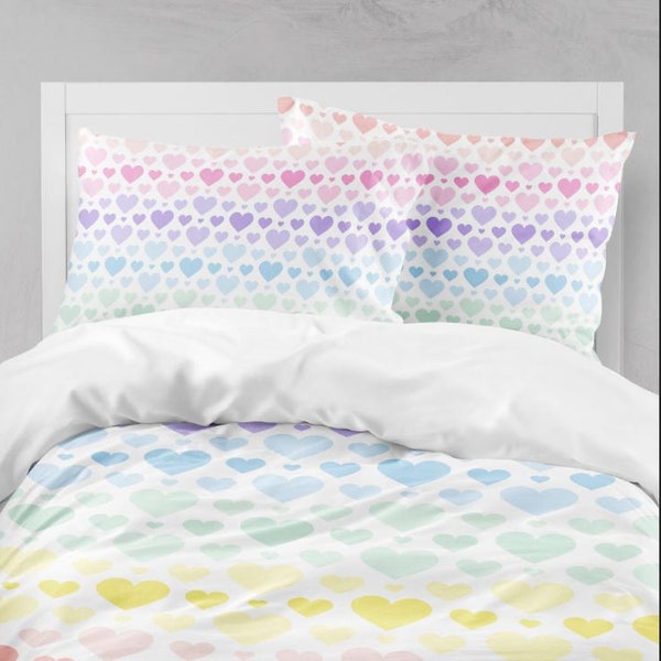 Heart Bedding - Etsy