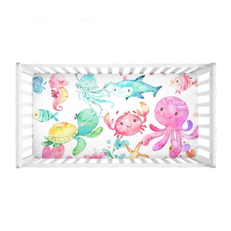 Under the Sea Crib Sheet - Etsy
