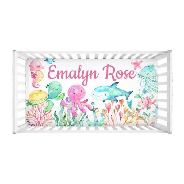 Octopus Crib Sheet - Etsy