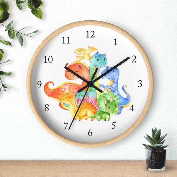 Dinosaur Wall Clock - Etsy