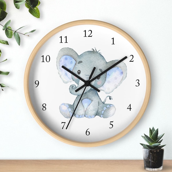 Elephant Clock - Etsy
