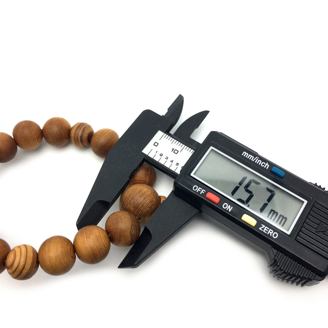 13mm Japanese Cedar Yakusugi Wood Bracelet Juzu Prayer Beads Rosary ...
