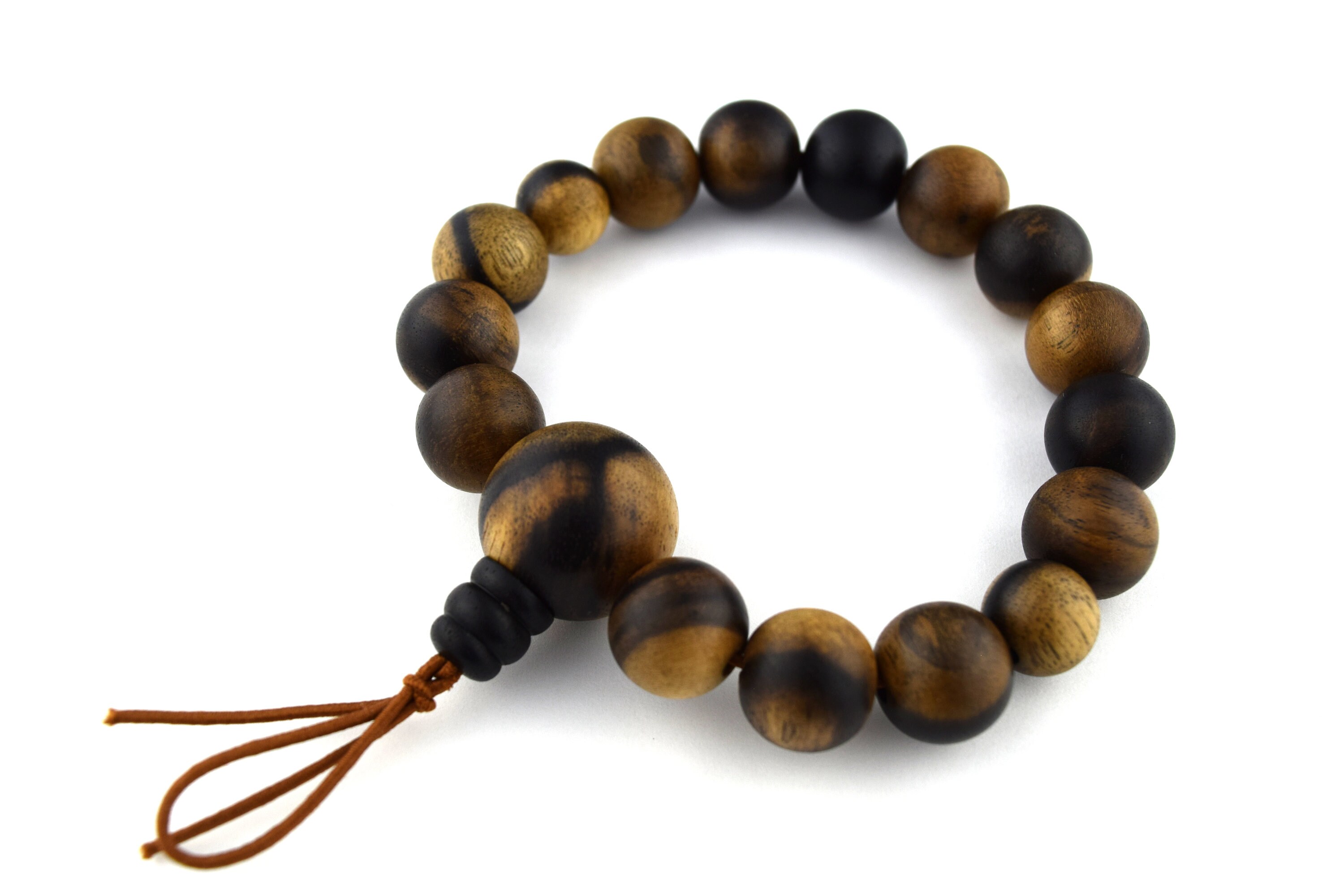 Black Kaki Wood Japanese Juzu Bracelet Prayer Beads Asian - Etsy UK