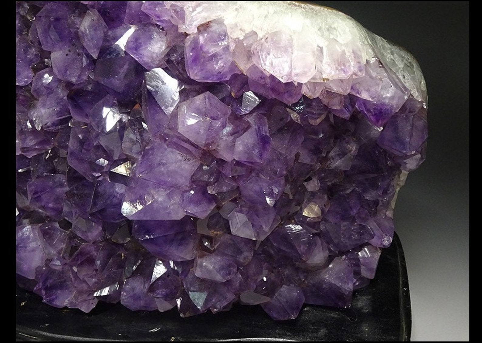 Large Nature Deep Purple Raw Amethyst Crystal Cluster Decoration With ...