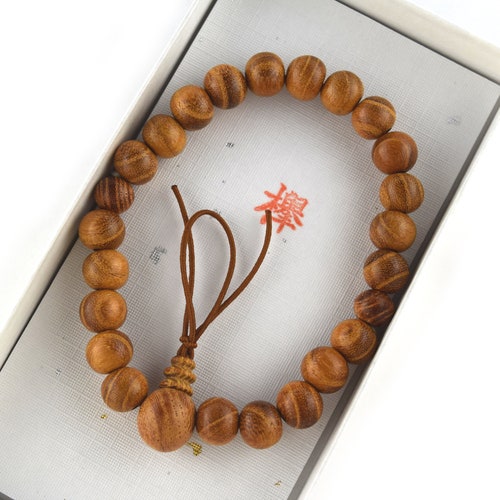 7mm Beads Sendan Chinaberry Wood Bracelet Japanese Juzu Prayer | Etsy