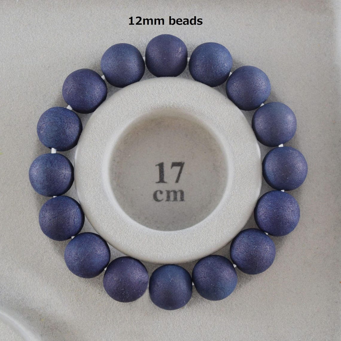 Japanese Aizen Indigo Wild Cherry Tree Wood Bracelet for Men Juzu ...