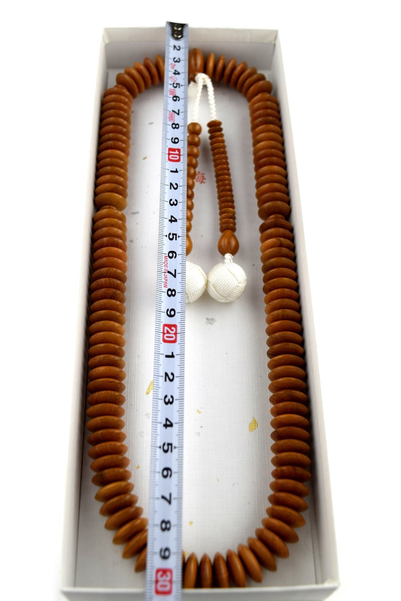 Tendai Ohira Juzu Japanese Plum Ume Wood Prayer Mala Beads | Etsy