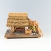 Japanese Traditional Japanese House With a Thatched Roof Charm Art Cute ...