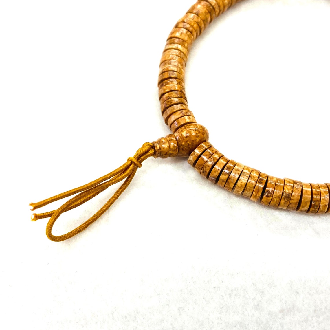 Bodhi Tree Wood 108 Beads Japanese Juzu Beads Buddhist Prayer | Etsy