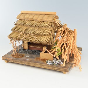 Japanese Traditional Japanese House With a Thatched Roof Charm Art Cute ...