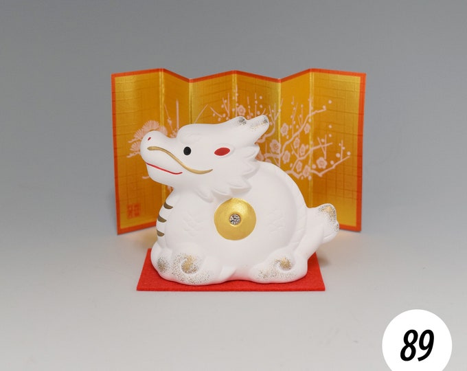 2024 Japanese Traditional Zodiac Dragon Ceramic Ornament Figurine Lucky ...