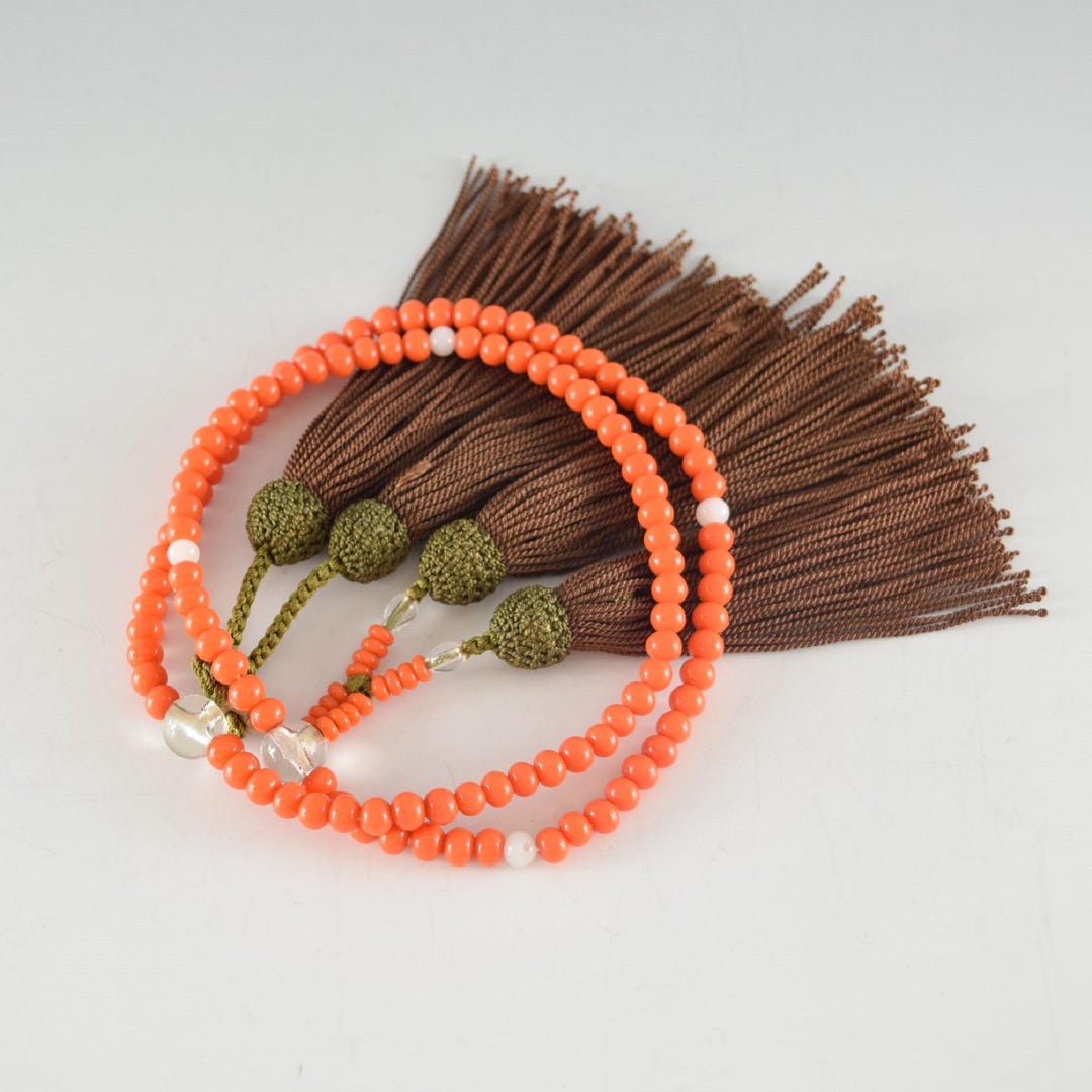 Shingon Sec Japanese Juzu Plastic Beads Prayer Mala Beads Buddhism Zen ...