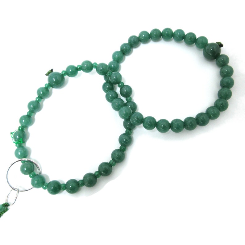 Indian Jade Green Aventurine Japan Jodo Shu Style Juzu Prayer | Etsy Indian Jade Green Aventurine Japan Jodo Shu Style Juzu Prayer | Etsy