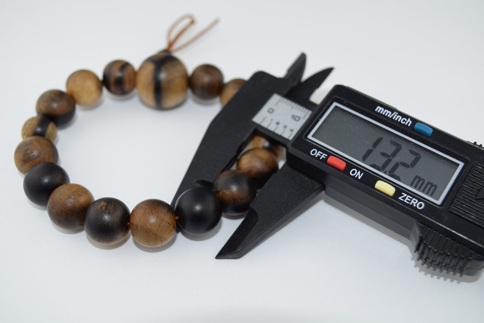 Black Kaki Wood 13mm/8mm Beads Japanese Persimmon Juzu | Etsy