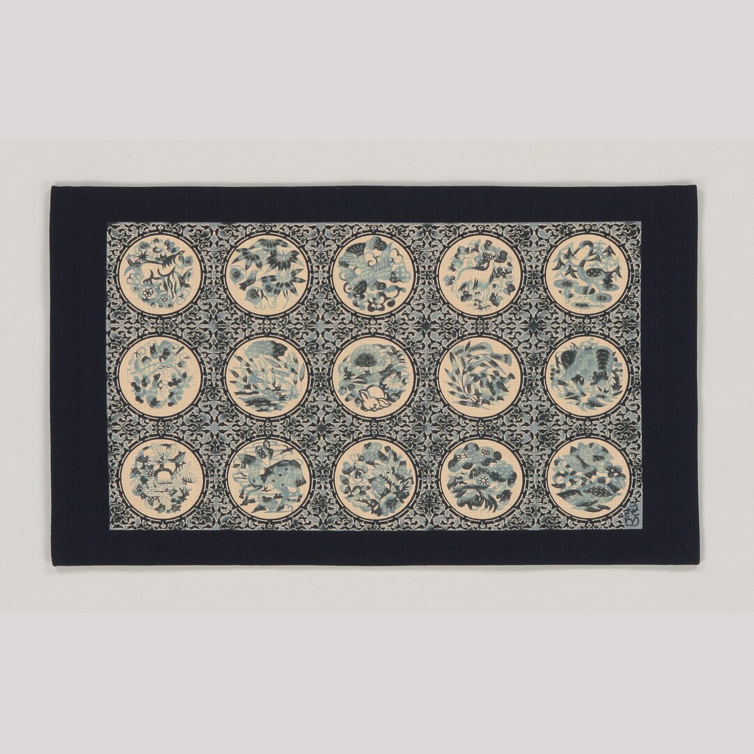 Japanese Table Center Cloth, Table Mat, Placemat, Cotton Fabric, 50cm× ...