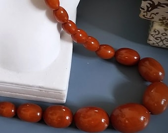 Rust Color Necklace - Etsy