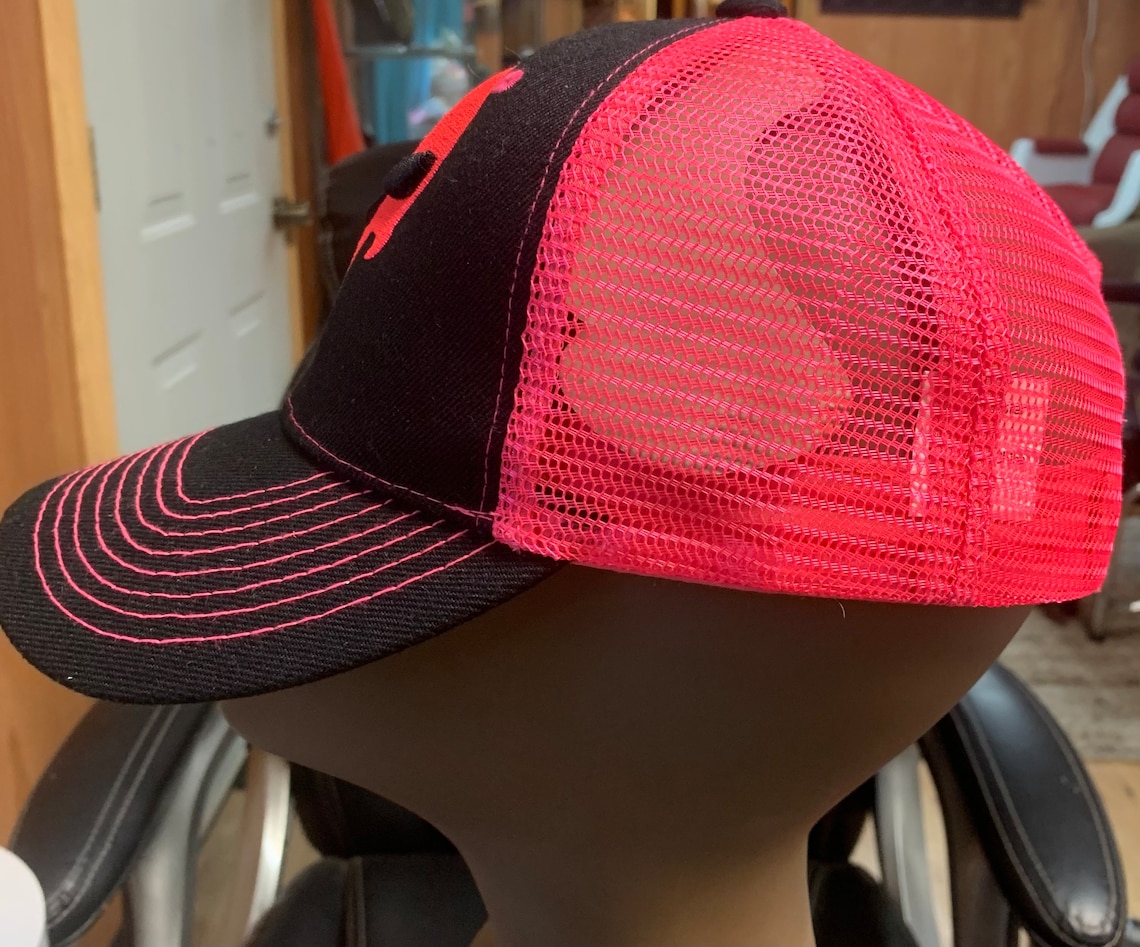 Punisher Cap W/ 3d Chris Kyle Design( Pink/black) - Etsy