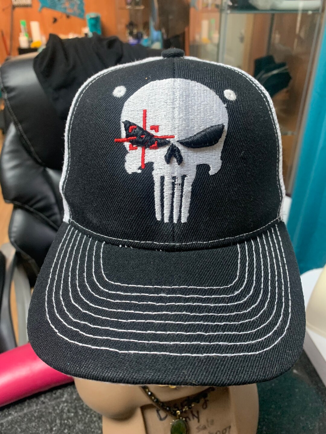 Punisher Cap W/ 3d Chris Kyle Design - Etsy