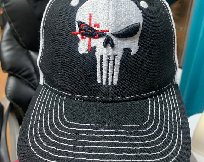 Punisher Cap W/ 3d Chris Kyle Design - Etsy