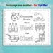 Summer Coloring Page - Treats That Beat the Heat - Printable Page for ...