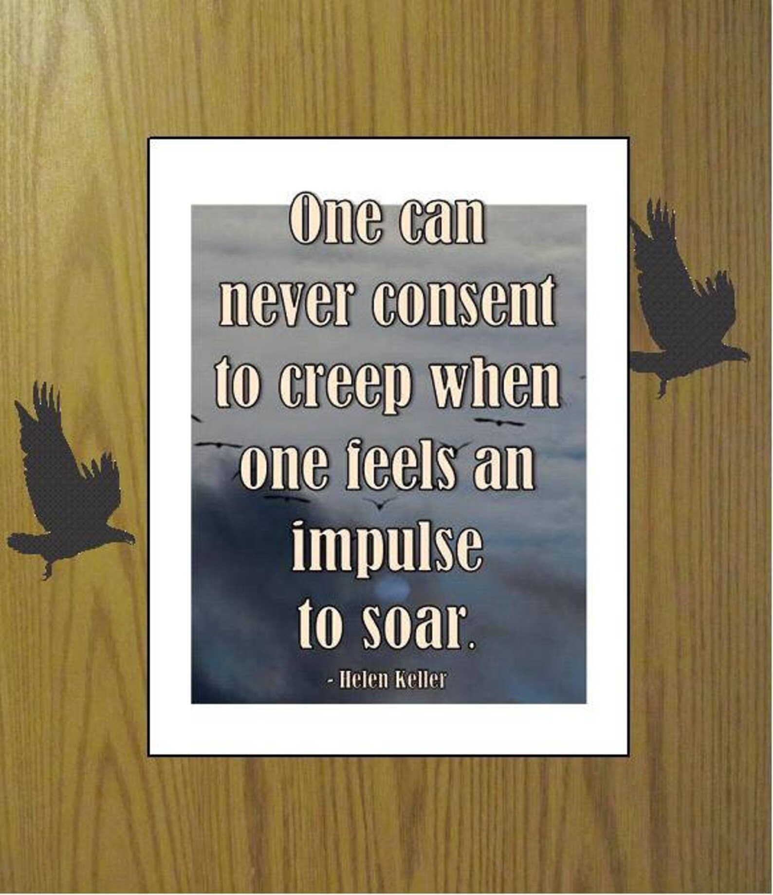 Inspirational Printable, Helen Keller Quote, Wall Hanging, Kitchen Wall ...