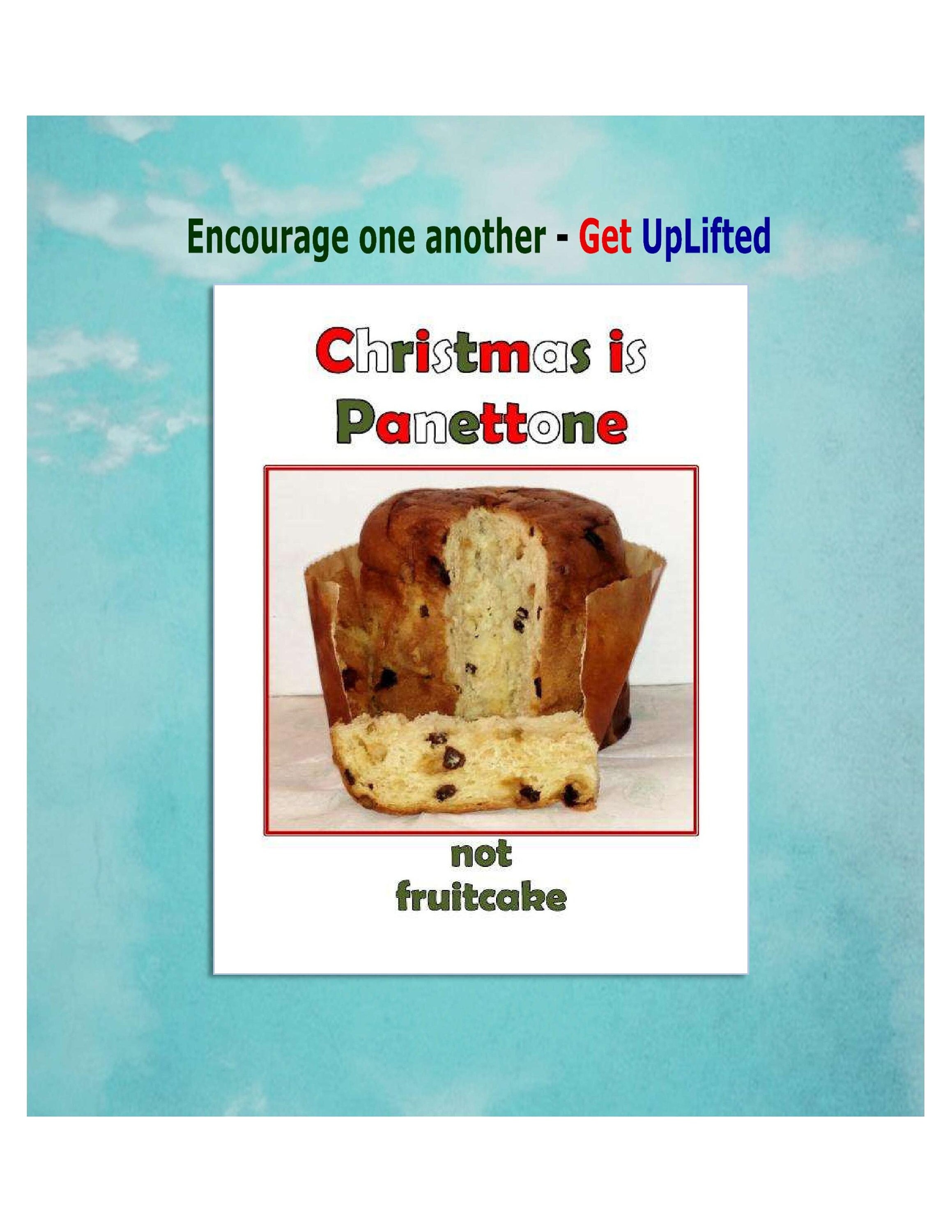 Christmas is Panettone Funny Print for Your Home, as a Diy Gift, or ...