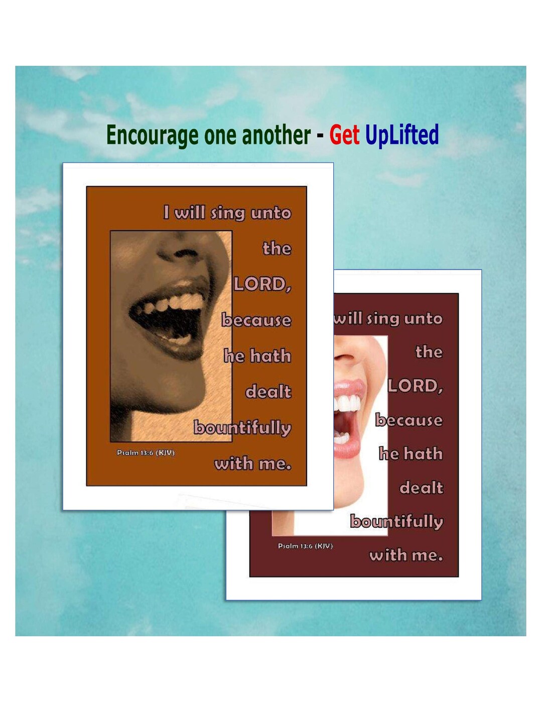 Bible Verse Print Scripture Printable Bible Verse Wall Décor, KJV Bible ...