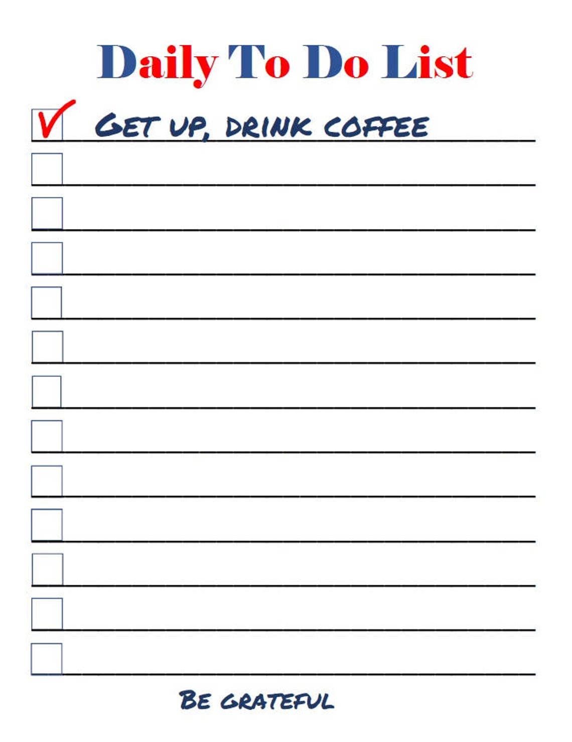 Printable to Do List Planner for the Office or Working From - Etsy