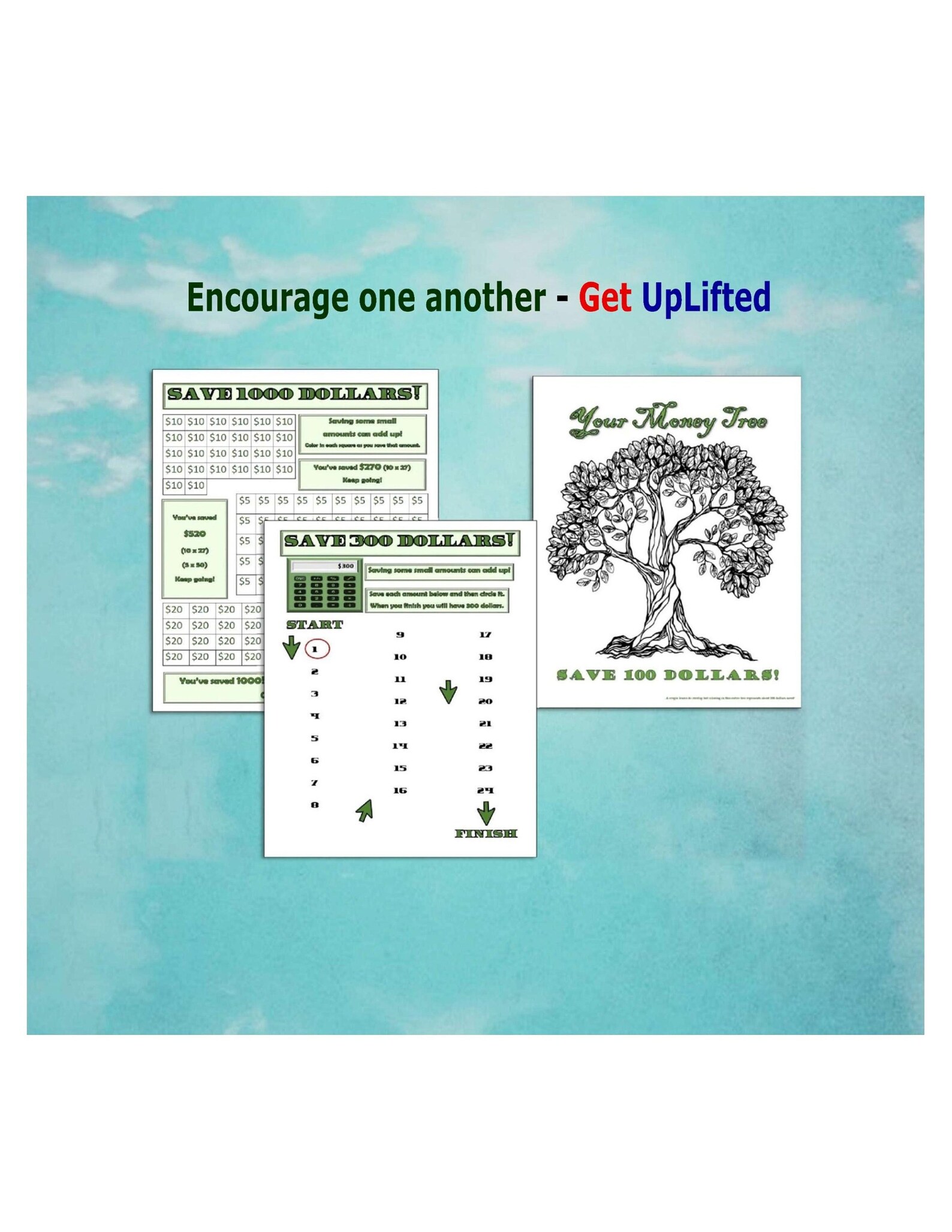 Set of 3 Savings Challenge Plan Bundle-printables to Make Saving Fun ...