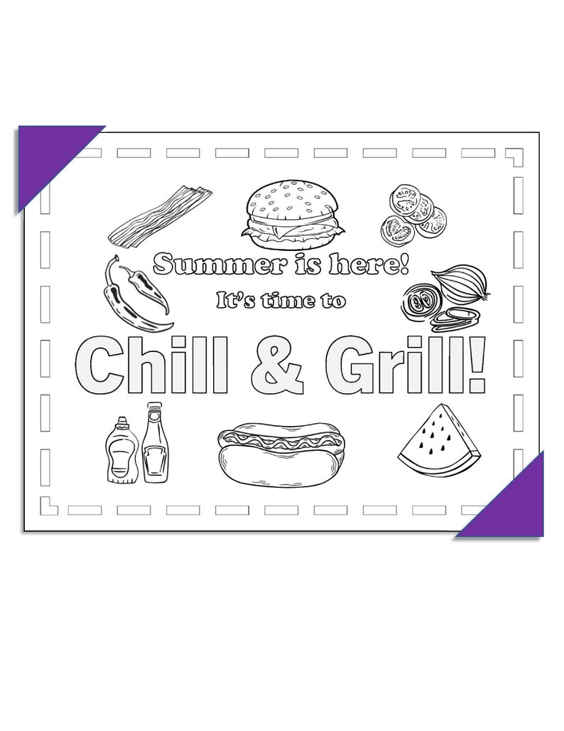 3 Summer Coloring Pages - Printables for Kids and Adults for Enjoyment ...