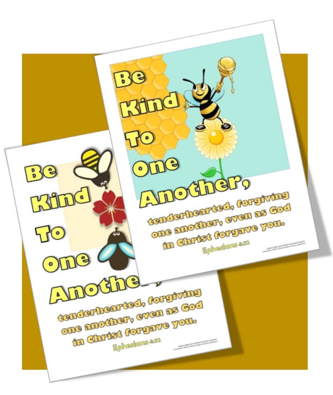 Ephesians 4:32 Bible Printable Be Kind to One Another for Your Kitchen ...