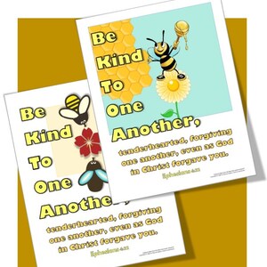 Ephesians 4:32 Bible Printable - Be Kind to One Another - for Your ...
