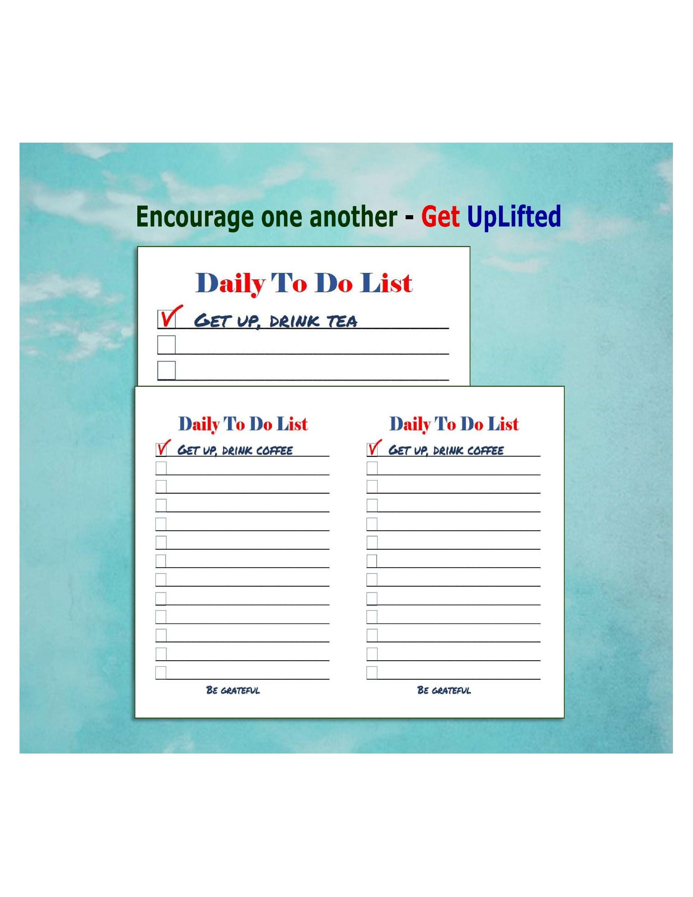 Printable to Do List Planner for the Office or Working From Home ...