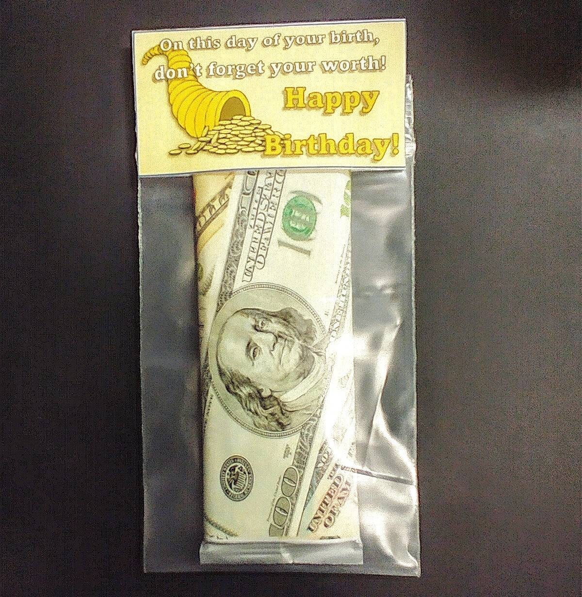 Birthday Bag Topper Printable - for a Teacher's Gift, Office Handout or ...