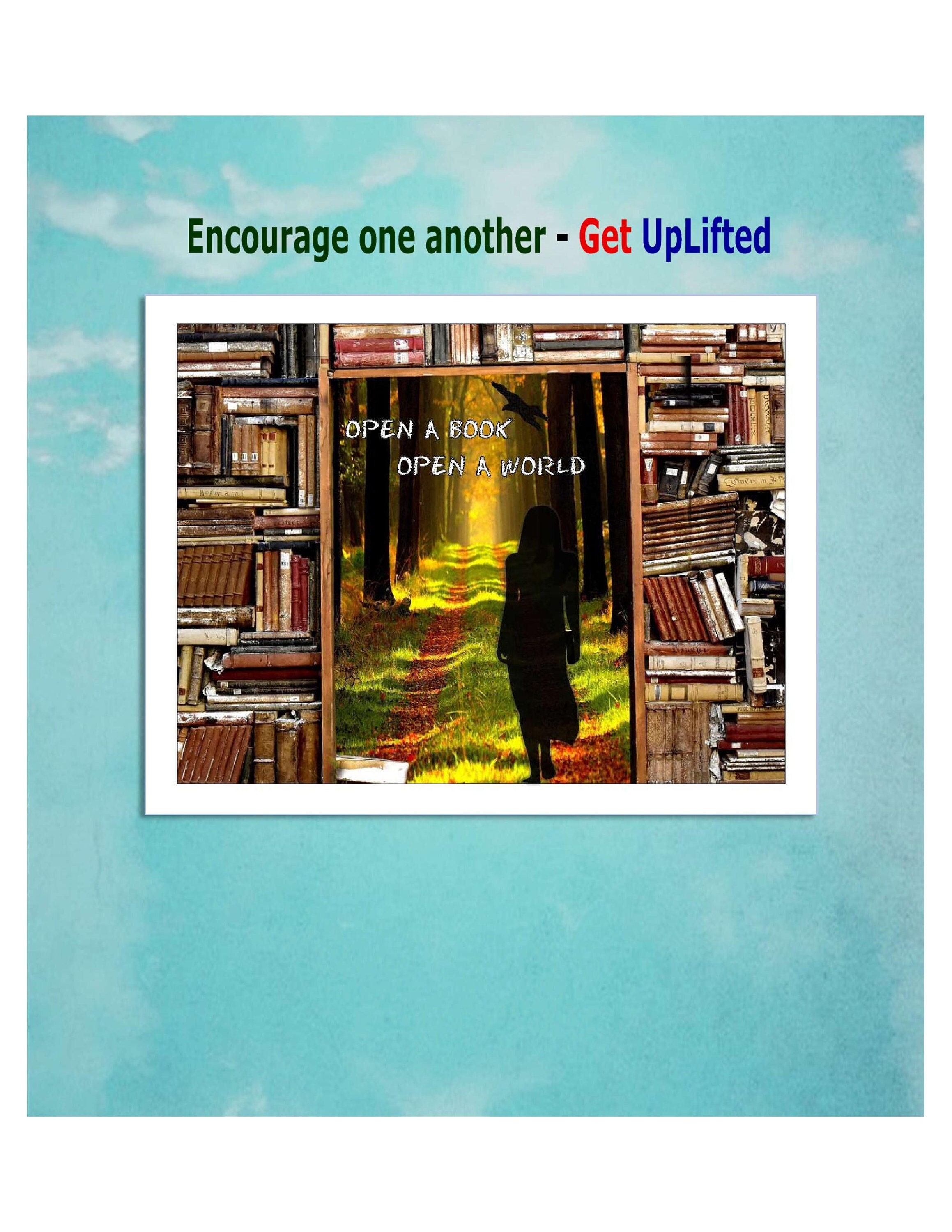 Open a World - Reader Print for a Classroom, Creative Friend, or ...