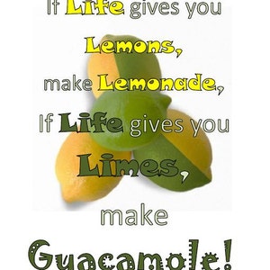 Avocado Lover Printable Sayings for Your Kitchen Décor, When Life Give ...