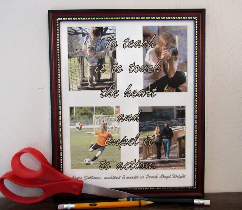 Teacher Printable to Teach is to Touch the Heart and Impel | Etsy