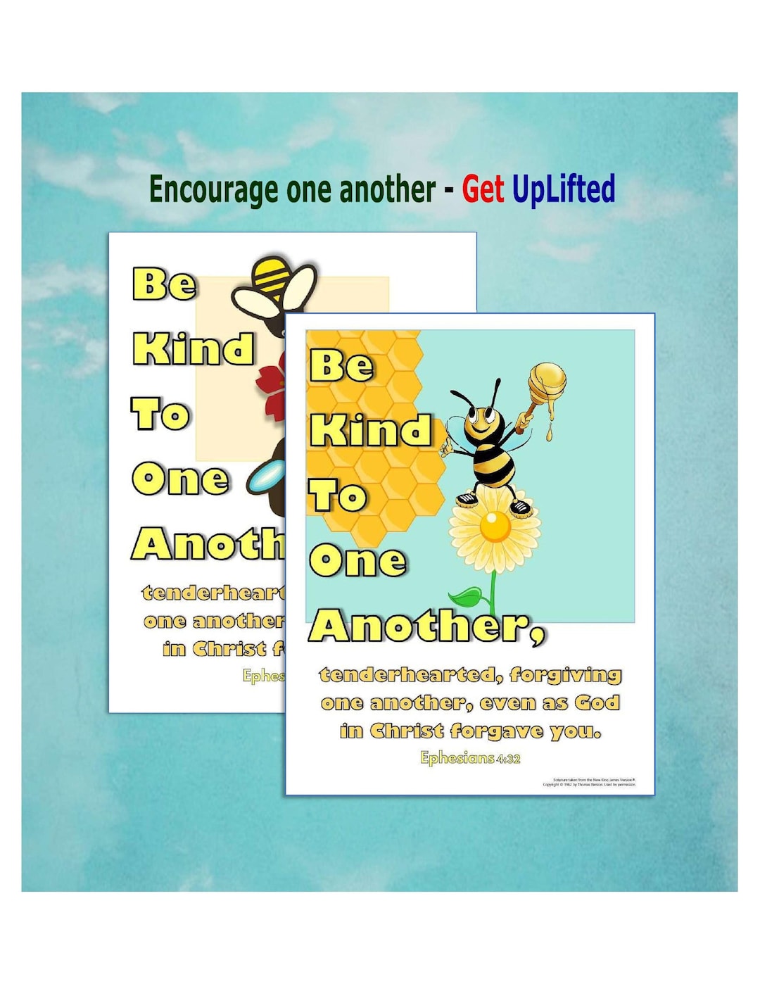 Ephesians 4:32 Bible Printable - Be Kind to One Another - for Your ...