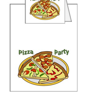 Pizza Party Coloring Page Printable for Enjoyment & Stress Relief for ...
