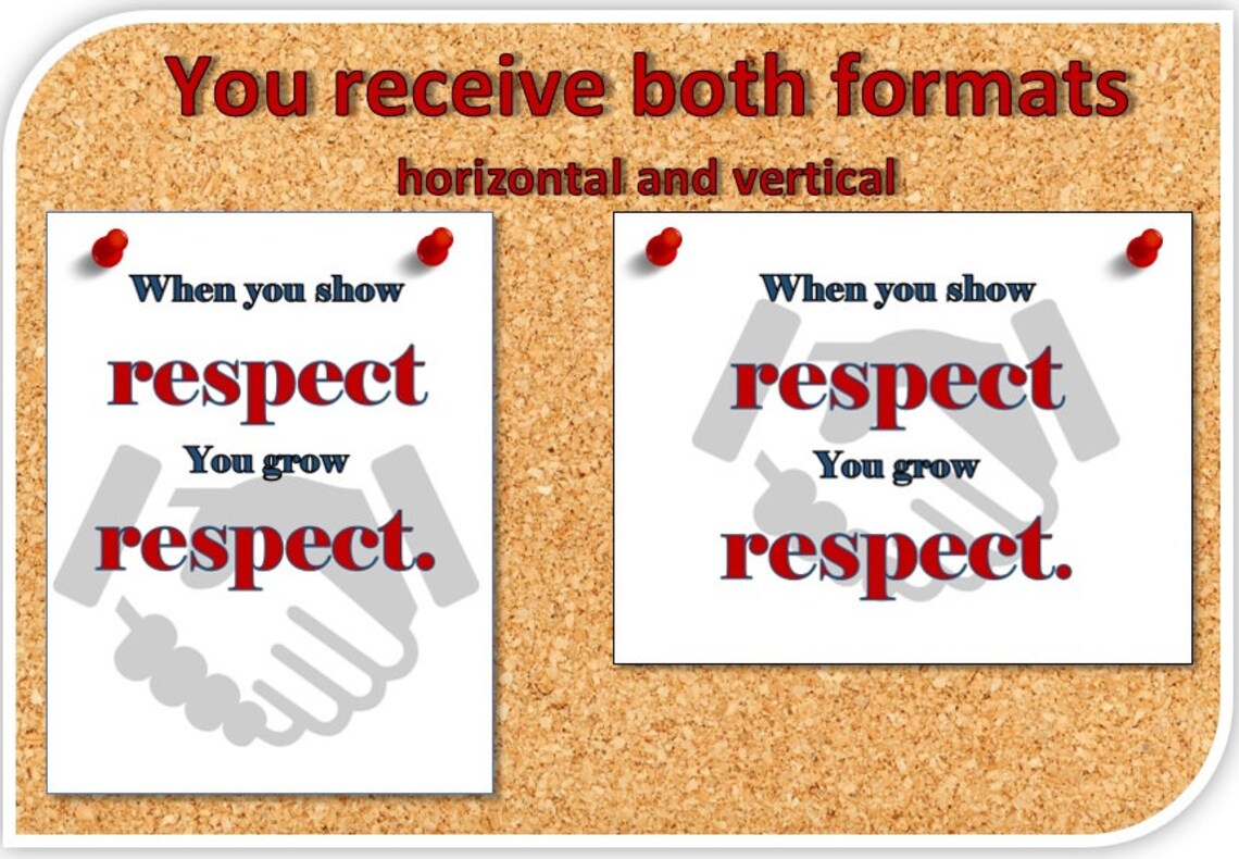 Show Respect, Quote Printable, Grow Respect, Leadership Artwork Office ...