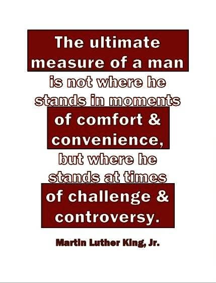 Martin Luther King Jr. Quote Inspirational Printable Ultimate Measure ...