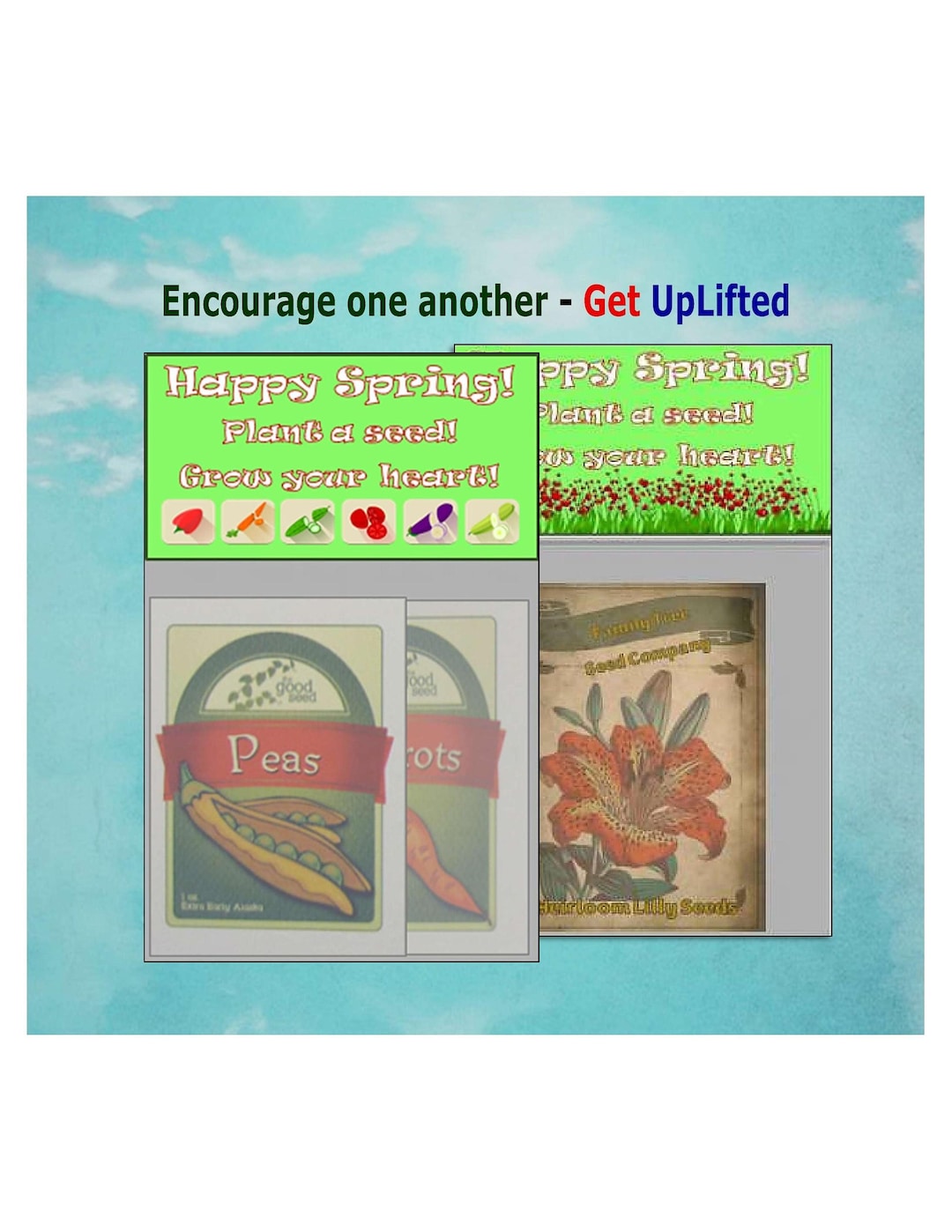Spring Seed Packet Bag Topper - Use as Class Project, a Party Favor or ...