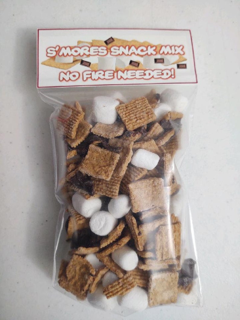 S'mores Snack Mix Gift - Bag Topper - for Your Party, Work Gift ...